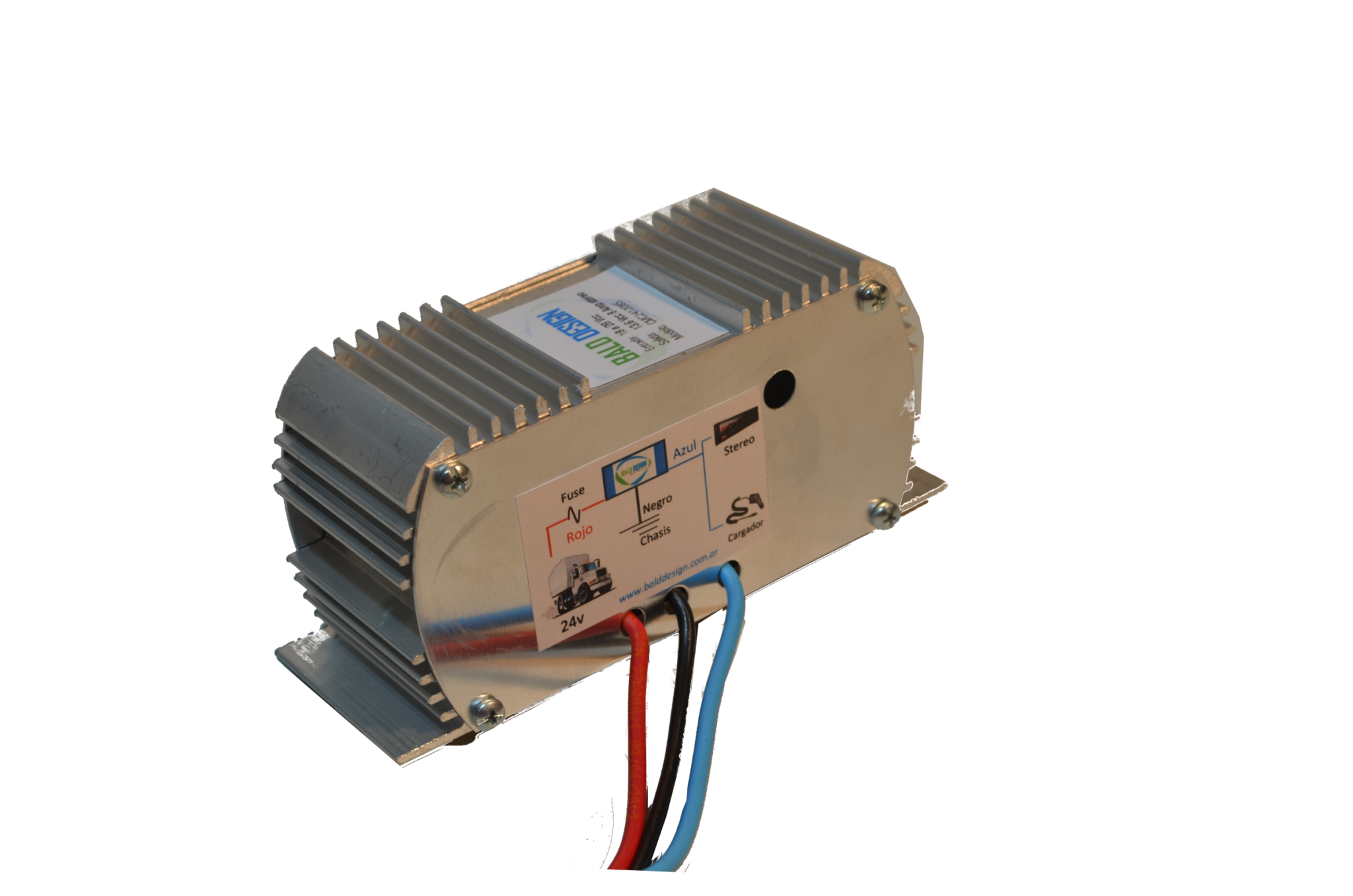 Convertidor de Tensión DC-DC 24V a 12V 8amp max – Bald Design